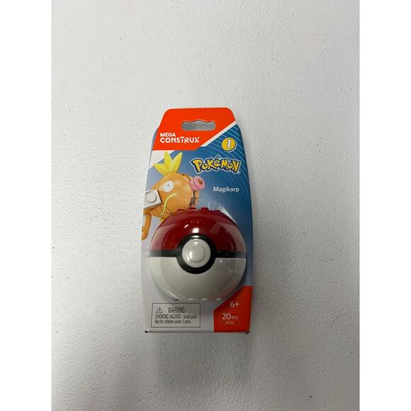 Pokemon | Toys | Mega Construx Pokemon Magikarp 2 Pieces Building Set ...